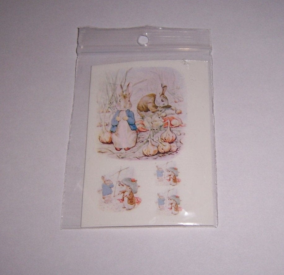 dollhouse labels paper decal for kids