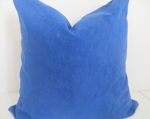 Popular items for bright blue pillow on Etsy