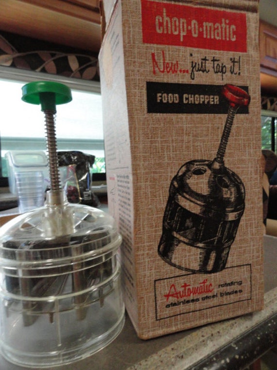 1950s Popeil Chop O Matic food chopper original by ABGGoodStuff
