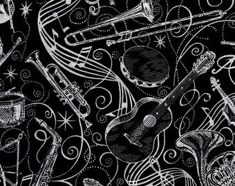 Popular items for musical fabric on Etsy