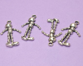 Stick figure jewelry | Etsy