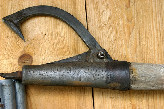 Antique Logging Peavey rare 'A.M Logging Tool Co Evart