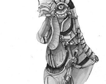 Steampunk chicken | Etsy