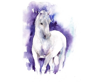 Popular items for horse watercolor on Etsy