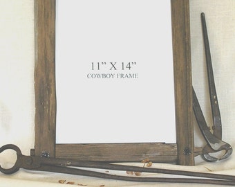 Cowboy picture frame | Etsy