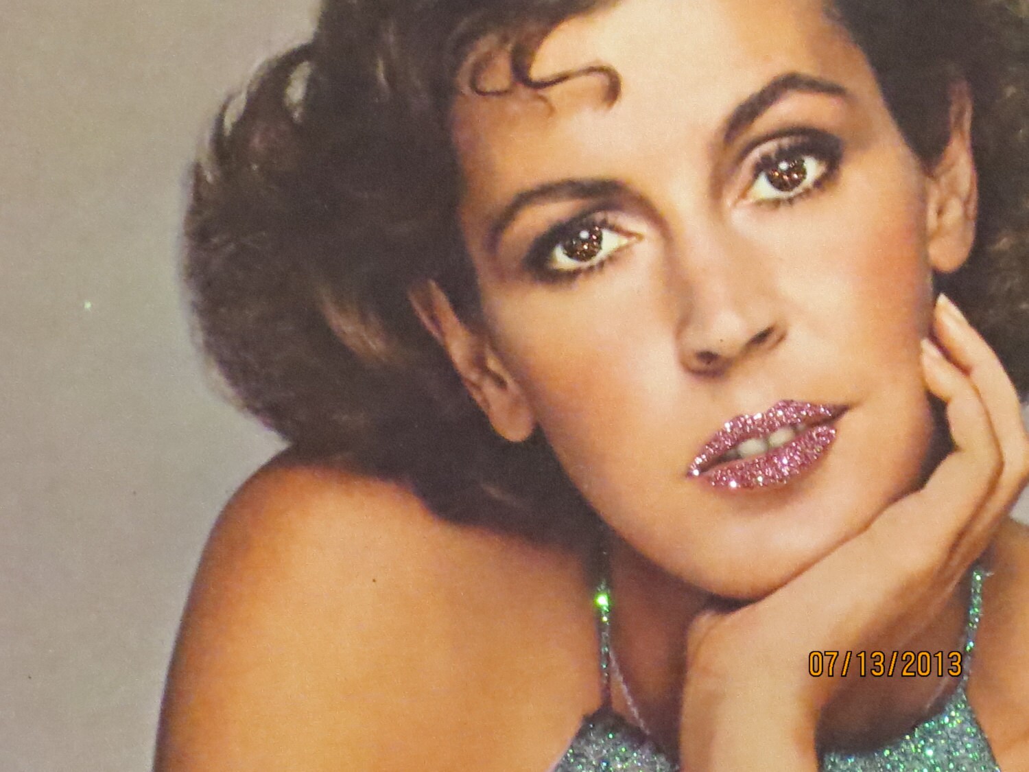 Glittered Record Album Helen Reddy Ear Candy by GlitterFX