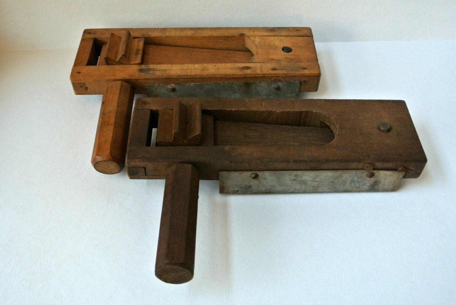 Antique Wood Noise Maker Primitive Clacker Wood Parade