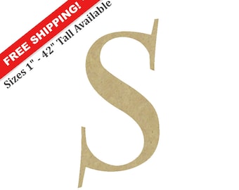 Wooden letter s | Etsy