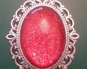 Ruby red glitter | Etsy