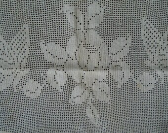 Rose filet crochet | Etsy