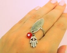 Popular items for kabbalah ring on Etsy