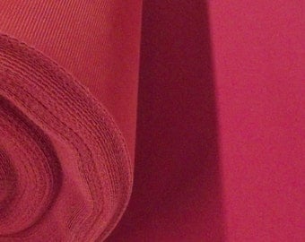 Luxury Quality Red 100% Cotton Velvet Velour Fabric for