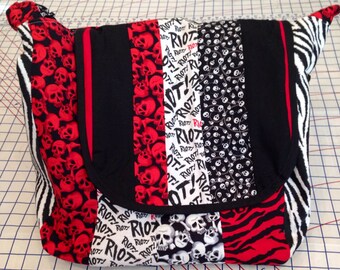 Popular items for punk rock diaper bag on Etsy