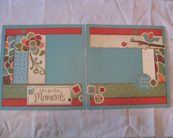 Popular items for premade scrapbook pages on Etsy