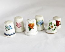 Popular items for porcelain thimbles on Etsy