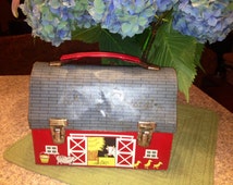 Popular items for barn lunch box on Etsy