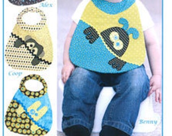 Baby bib patterns "Monster Babies" by Vanilla House Designs