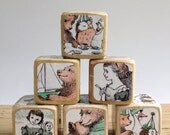 Wood Book Blocks for the Littlest Bookworms by StorybookBlocks