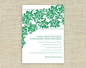 DiY Wedding Invitation Template Download by KarmaKWeddings