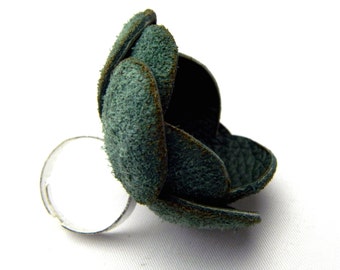 Popular items for leather flowers on Etsy