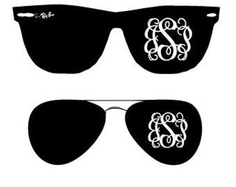 Sunglasses decal | Etsy