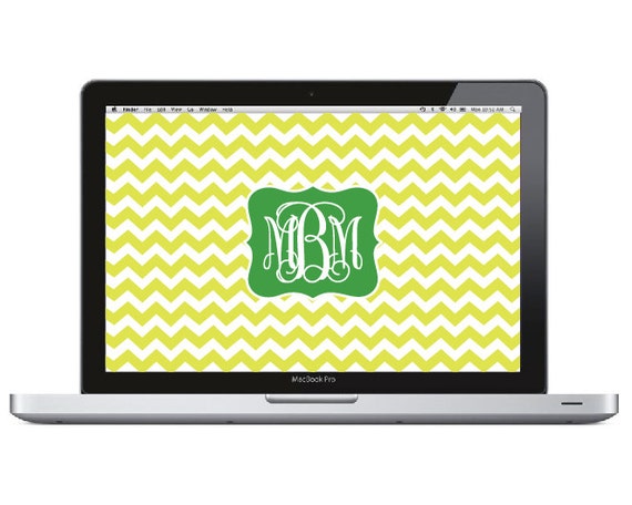 Monogram Laptop Wallpaper » STRONGER