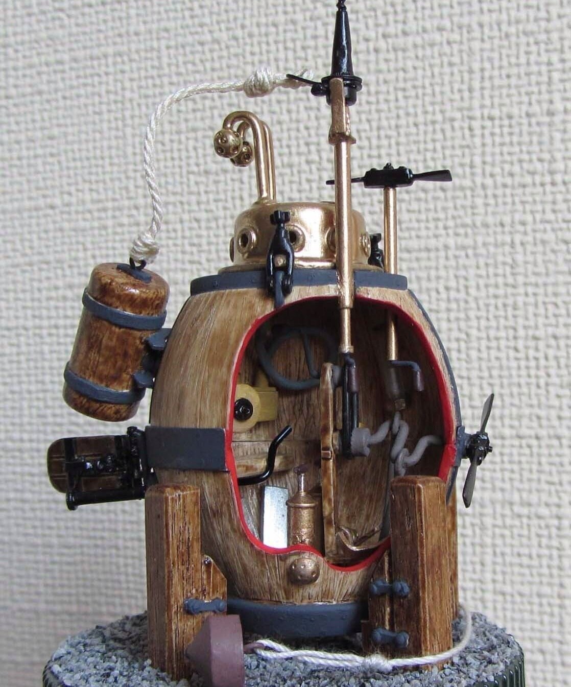 David Bushnells Turtle: 1/32nd Scale Resin Model Kit ca