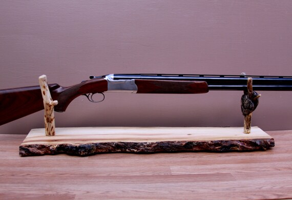 Table top Long Gun Display Rack-A69 Aspen Base by RockyMtnLiving