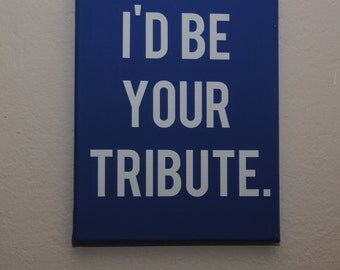Tribute sign | Etsy