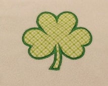 Popular items for embroidered shamrock on Etsy