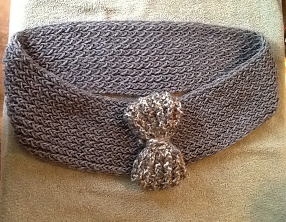 Items similar to Solid color infinity scarf with interchangeable bow ...