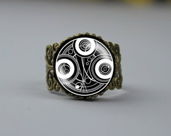 ring,Doctor Who tardis Adjustable ring,Dr Who masters fob ring Ring