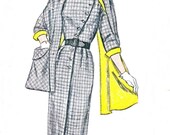 Items similar to 1950s Dress Pattern Simplicity 8380 Kimono Sleeve Day ...