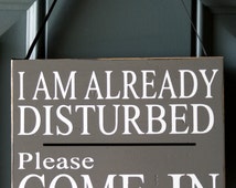 Popular items for please come in on Etsy