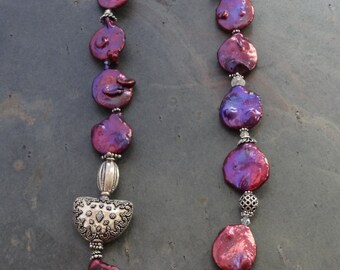 Precious Metal Clay Branch Pendant & Chain