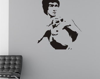 Bruce Lee Vinyl Wall Sticker