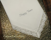Popular items for happy tears hankies on Etsy
