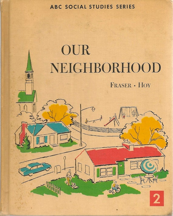 VINTAGE KIDS Book Our Neighborhood ABC Social Studies Series 2