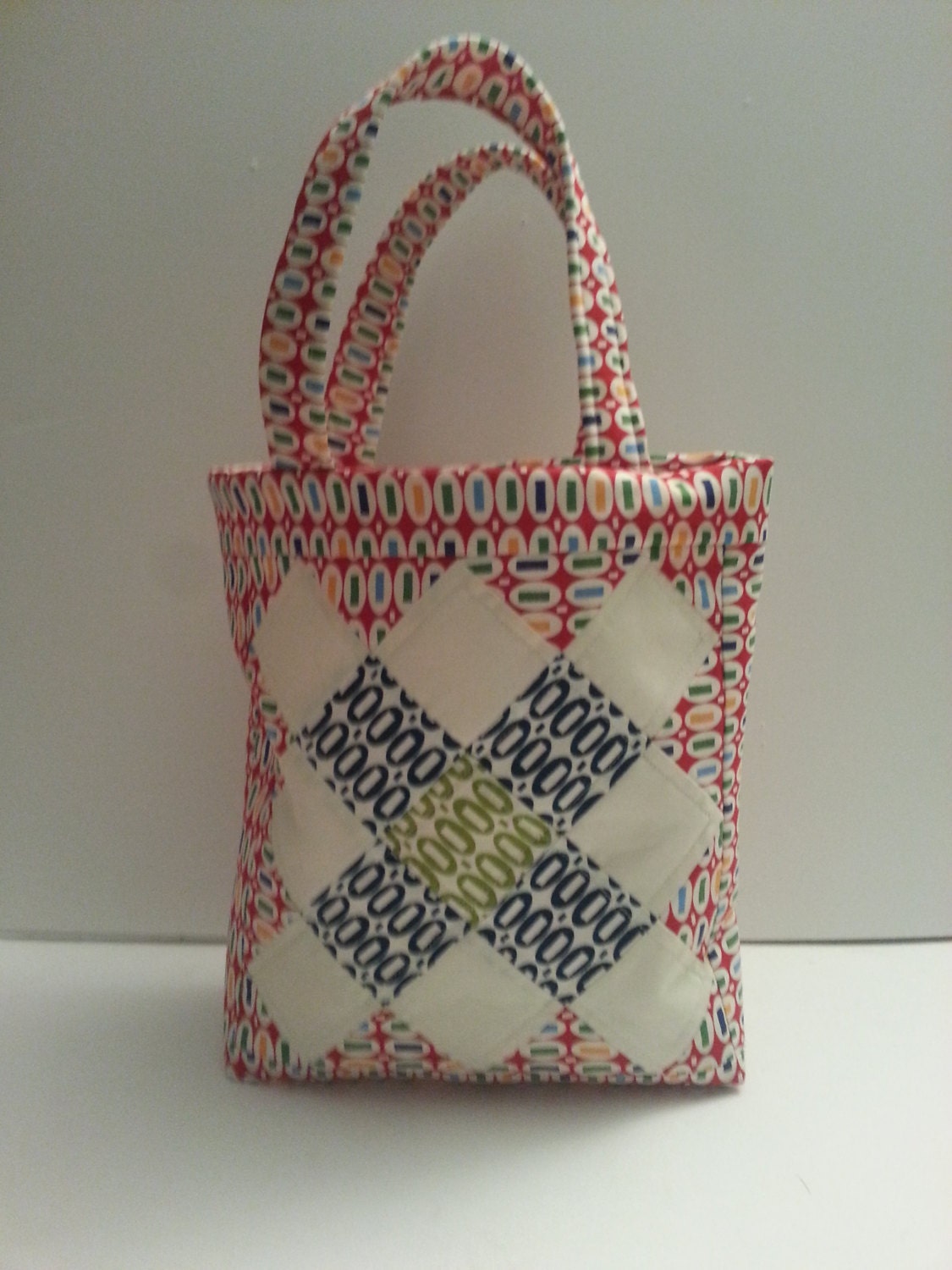 PDF Patchwork Tote Bag PATTERN Mini Charm friendly Sophie