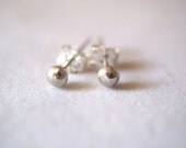 Items similar to Tiny Sterling Silver Stud earrings - Made to Order ...
