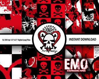 Popular items for emo art on Etsy