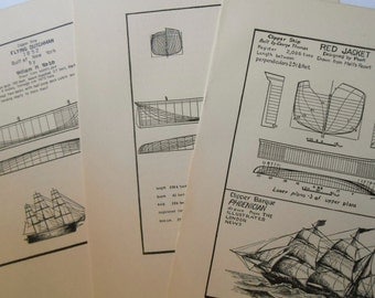 Popular items for clipper ship print on Etsy