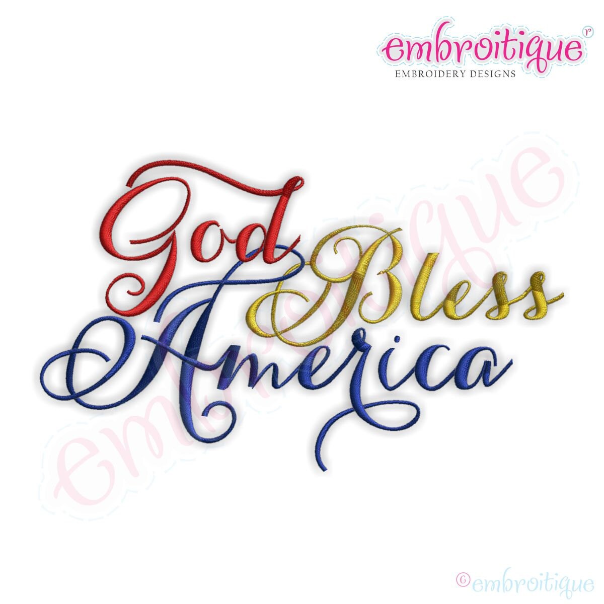 God Bless America Script Instant Email Delivery Download