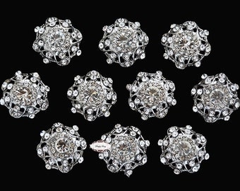 Rhinestone button | Etsy