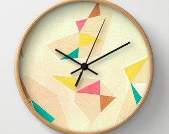 Popular items for geometric clock on Etsy
