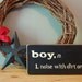 Boy Definition Wood Sign