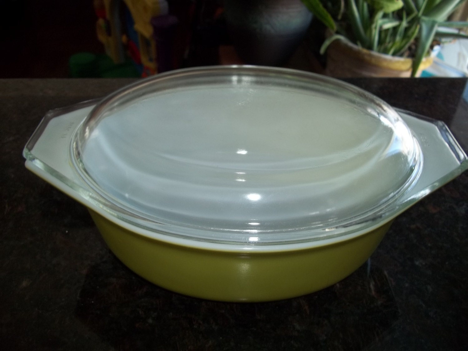 Pyrex 043 Green Verde Casserole/Serving Dish for Baking with Pyrex Lid ...