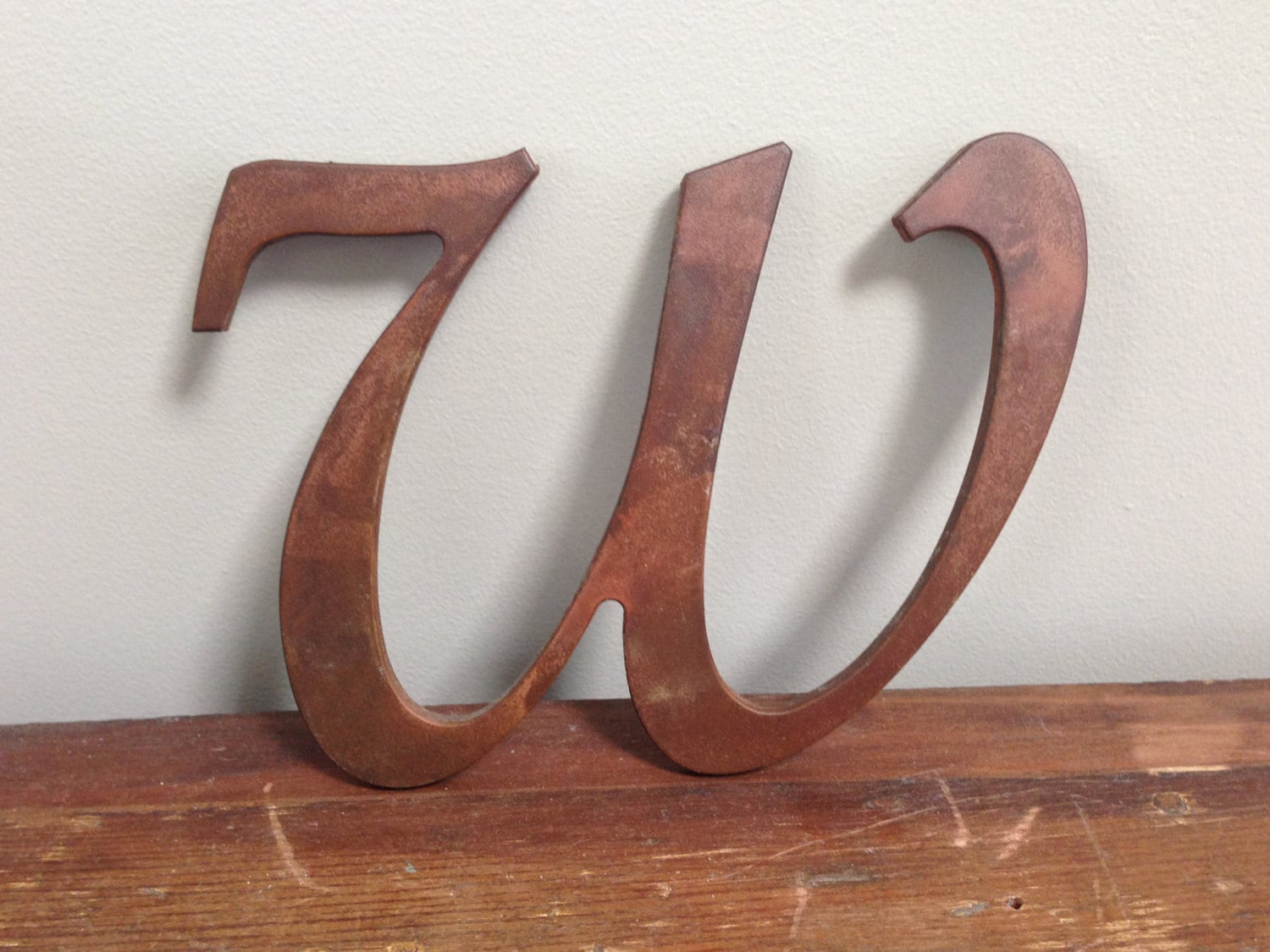 Reclaimed vintage letters w