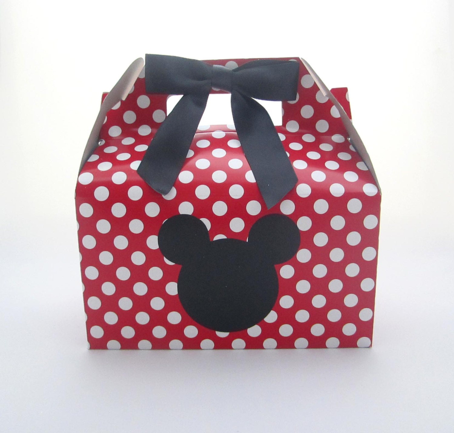 Set of 5 Mickey Mouse Favor Boxes Mickey Mouse Party Treat