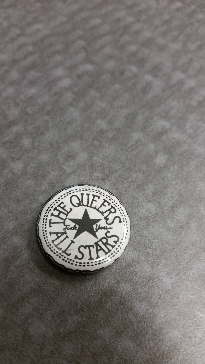 The Queers Punk Rock 1 inch Pinback Button | Pinback Buttons Baby